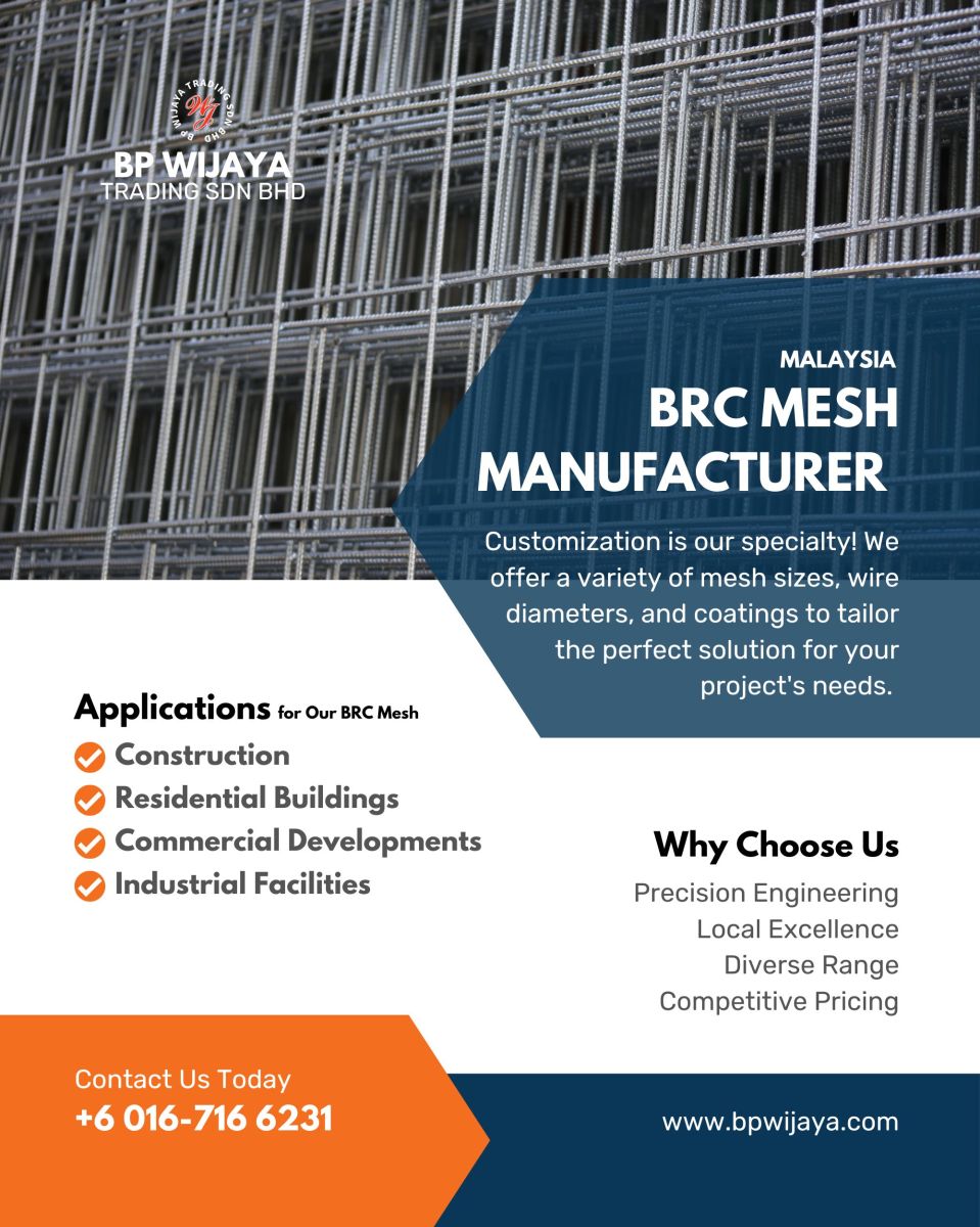 BRC Mesh Manufacturer Malaysia – BP Wijaya Trading Sdn Bhd BRC Mesh ...